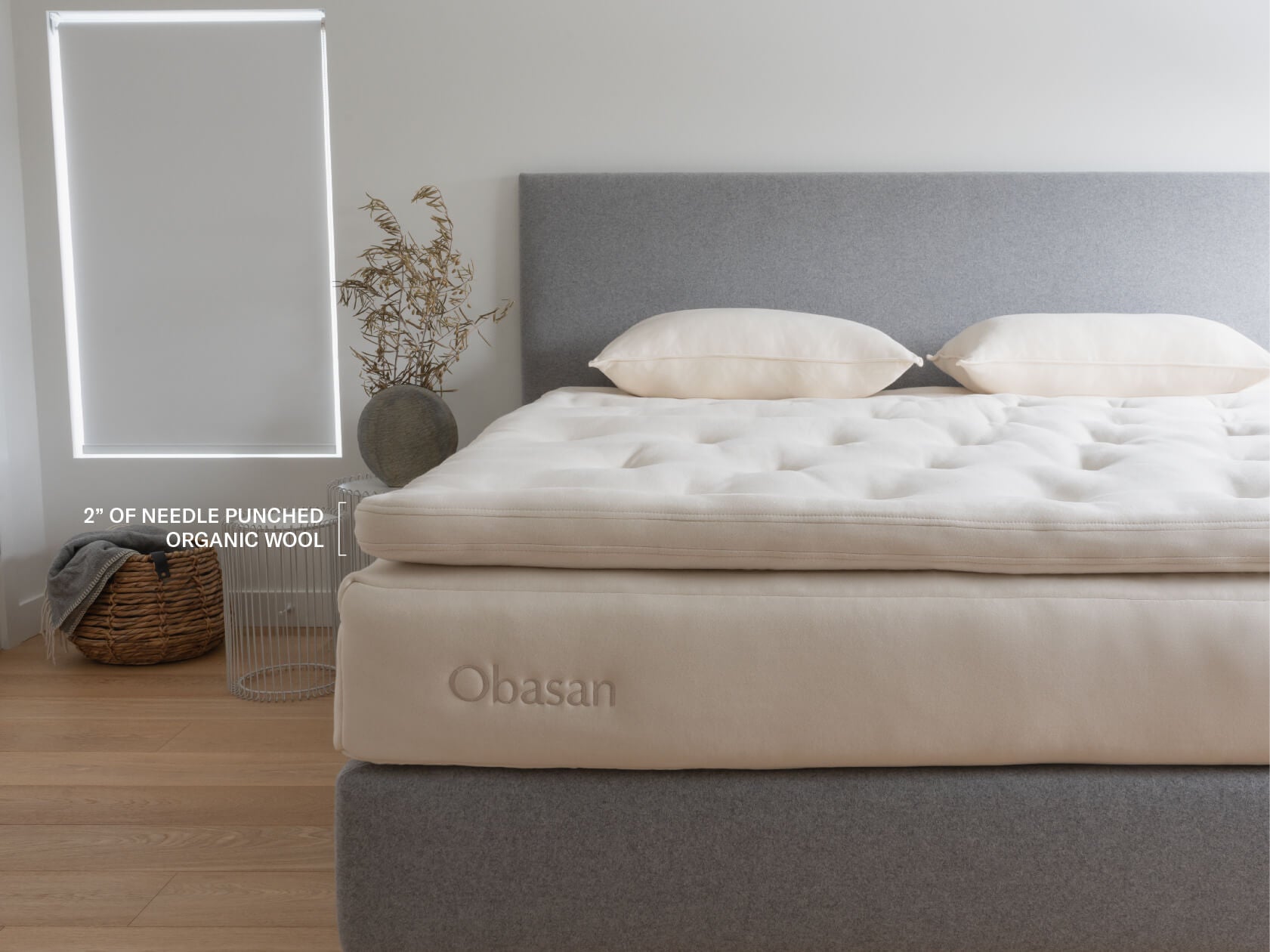 Organic Wool Mattress Toppers | Made in Canada | Obasan