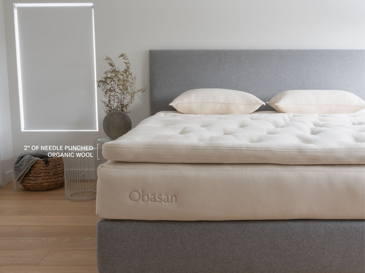 Organic Wool Mattress Toppers | Made in Canada | Obasan